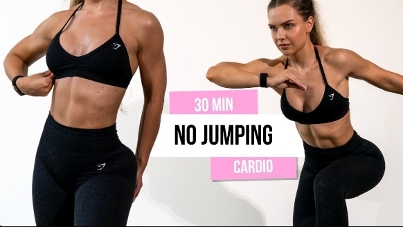 AU|RA[30 минут] день 19 | КАРДИО без прыжков | тренировка ног и ягодиц