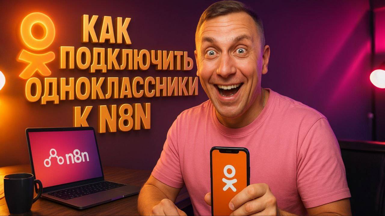 КАК ПОДКЛЮЧИТЬ ОДНОКЛАССНИКИ К N8N