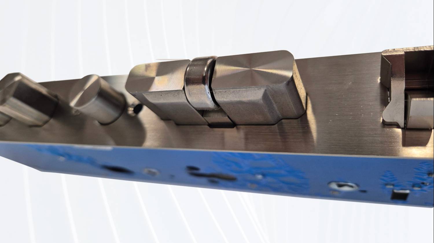 Врезной корпус Электронного умного замка с большими ригелями