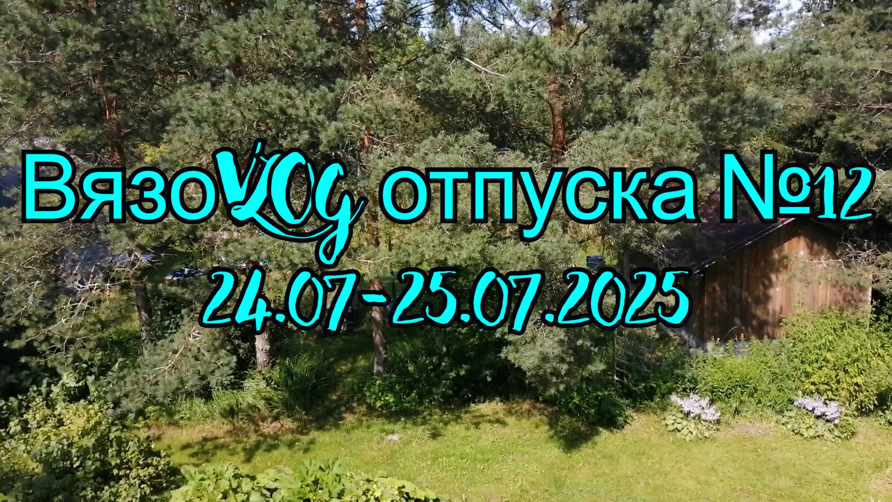 Вязовлог отпуска №12  24.07 - 25.07.2025