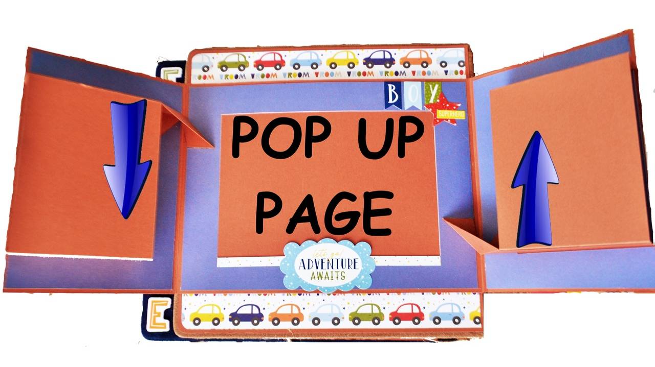 ФОТОАЛЬБОМ СВОИМИ РУКАМИ / "LITTLE DREAMER BOY" / ПОП АП КОНСТРУКЦИЯ №3