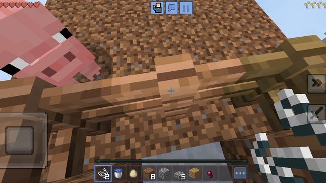 выживание на одном блоке в Майнкрафте #1