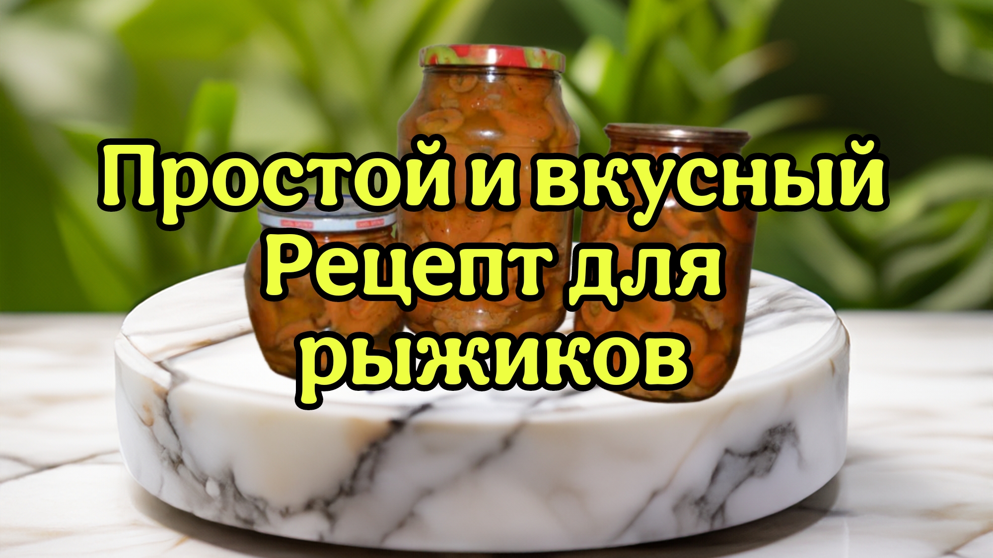 Рецепт. Как вкусно замариновать рыжики