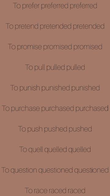 Правильные Глаголы Часть 14 Regular Verbs Part 14