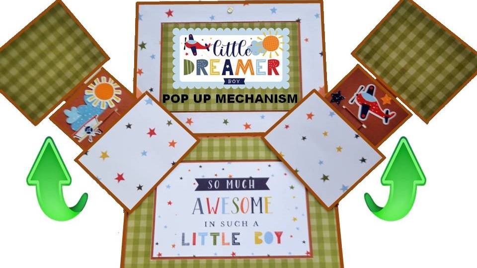 ФОТОАЛЬБОМ СВОИМИ РУКАМИ / "LITTLE DREAMER BOY" / ПОП АП КОНСТРУКЦИЯ №1