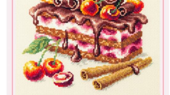 Отшив проект от Чудесной иглы "Вишнёвый торт" 4