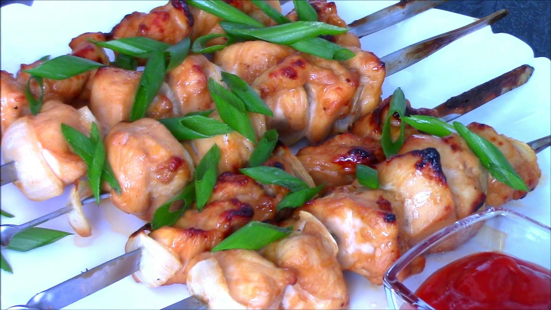 Куриные шашлычки Якитори - ароматные, нежные, сочные, мягкие и такие вкусные