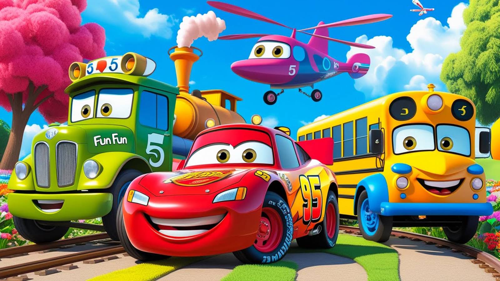 ЛУЧШИЕ ДРУЗЬЯ СУПЕР МАШИНКИ И МОЛННИЯ МАКВИН В ПОИСКАХ НОВЫХ ПРИКЛЮЧЕНИЙ