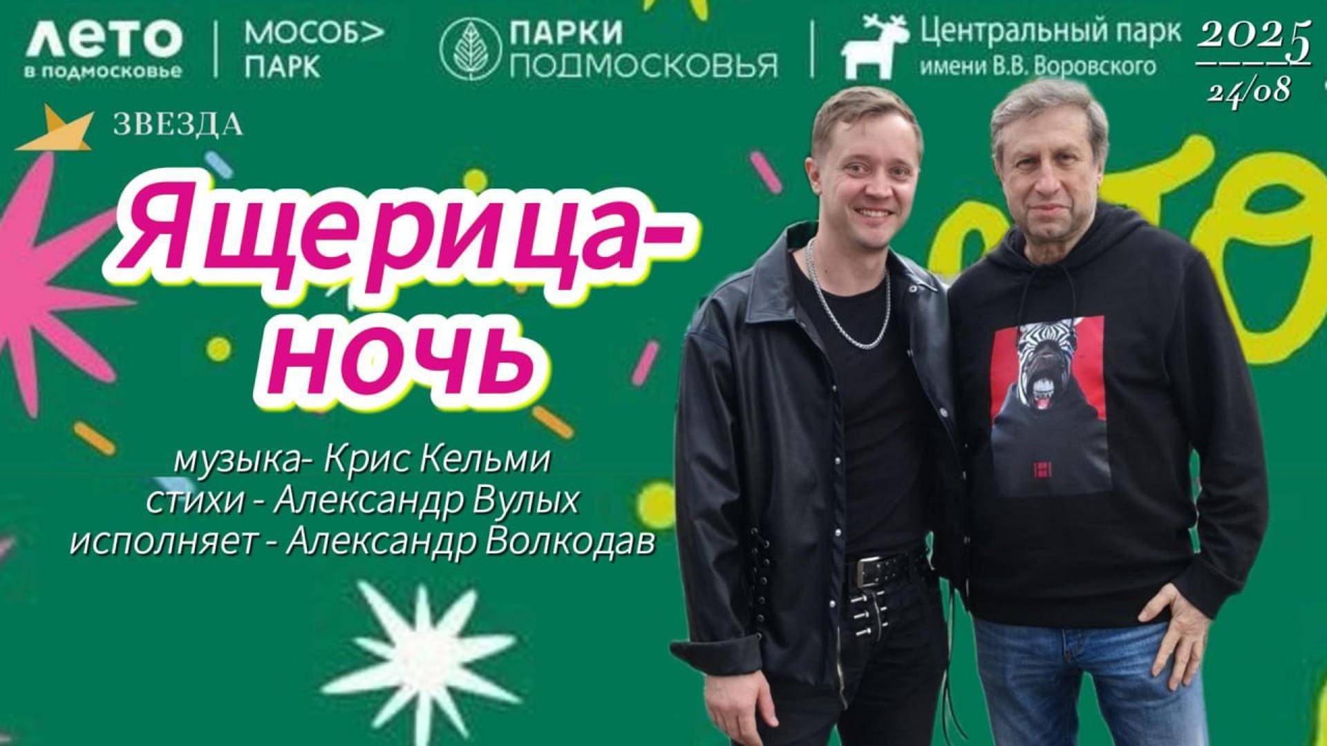 "Ящерица-ночь" (Крис Кельми, Александр Вулых) - исп.Александр Волкодав #нарофоминск  24/08/2025