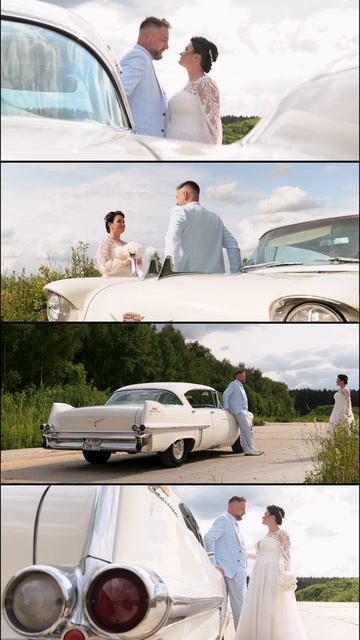 Свадьба в Домодедовском ЗАГСе на белом Кадиллаке