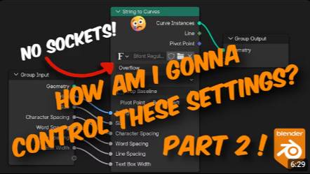 UPDATE!!! New Blender Add-on Lets You Access Node Properties Without Sockets
