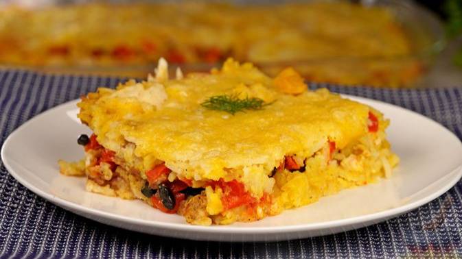 Молочный продукт добавит нежности. ЗАПЕКАНКА С ПТИЦЕЙ, РИСОМ, ЙОГУРТОМ