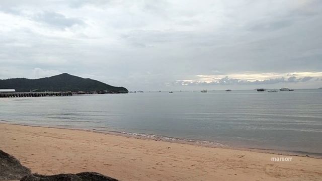 просто цвет заката - серый. бангсорей ч.2 набережная หาดบางเสร่ bang sarey beach