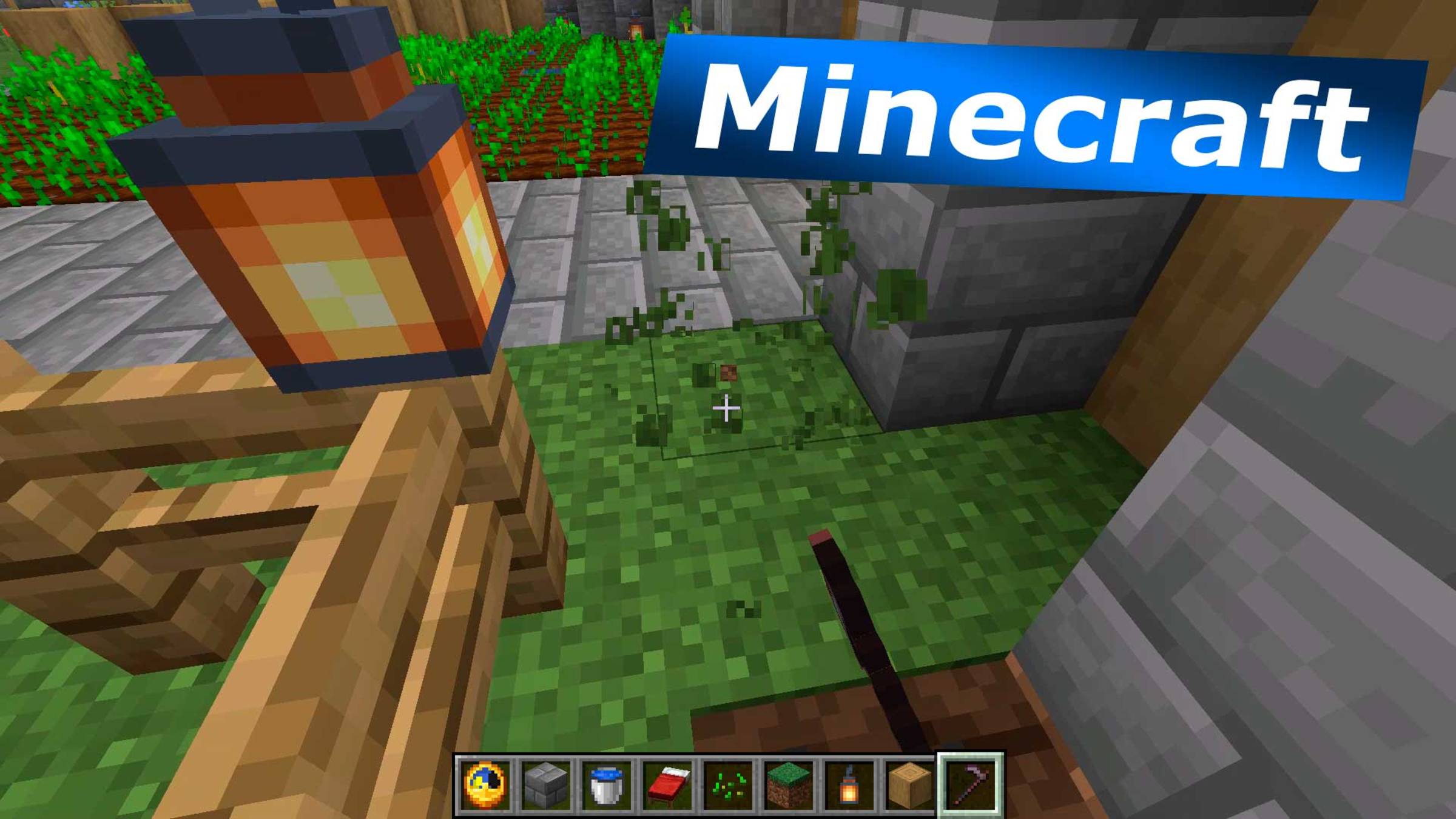 Minecraft: строю замок, сажаю газон 🌱 и борюсь с дождём 🌧