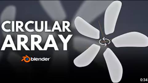 Circular Array with Object Offset in Blender!