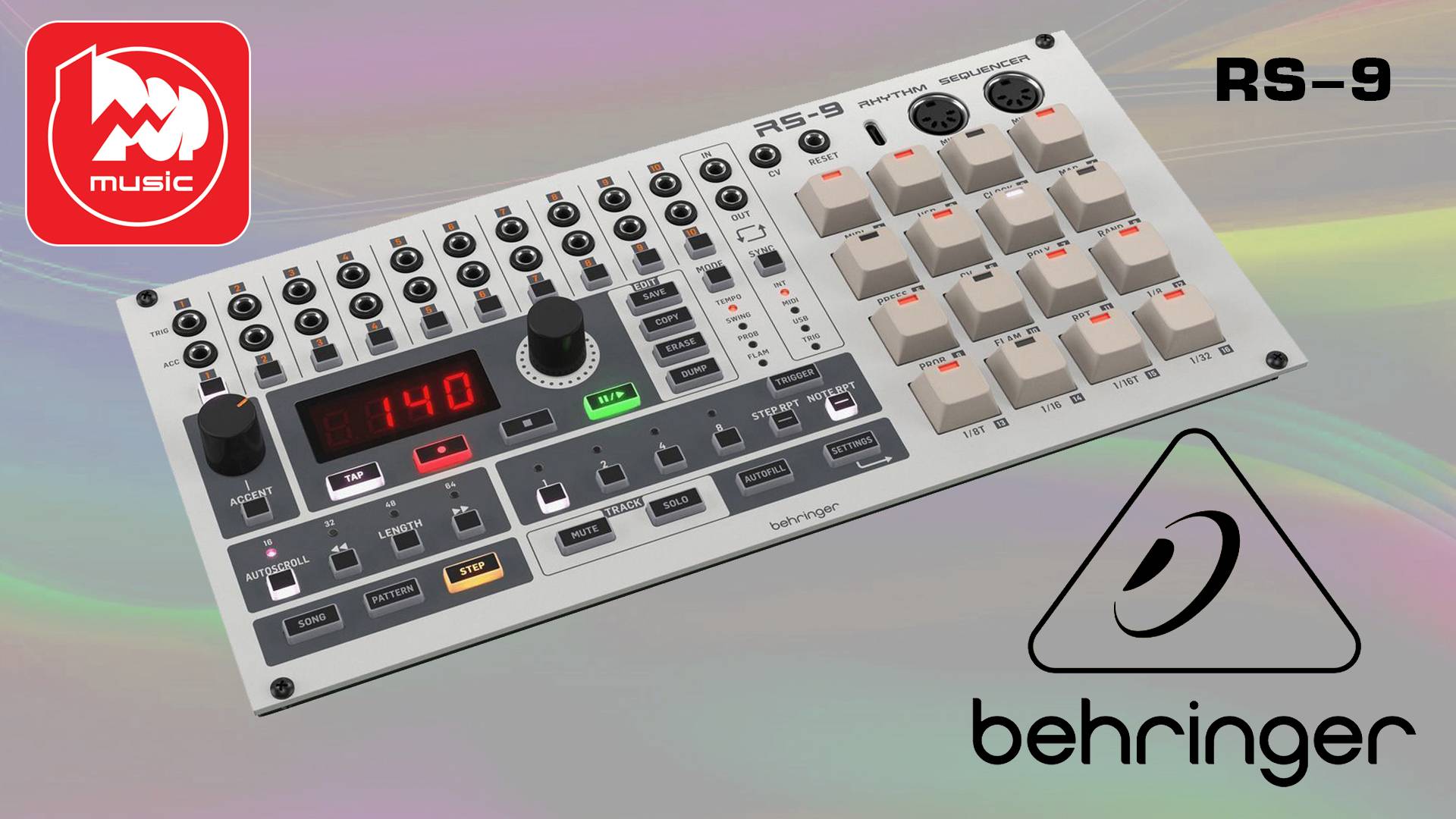 Ритм-секвенсор BEHRINGER RS-9 || Целых 10 каналов