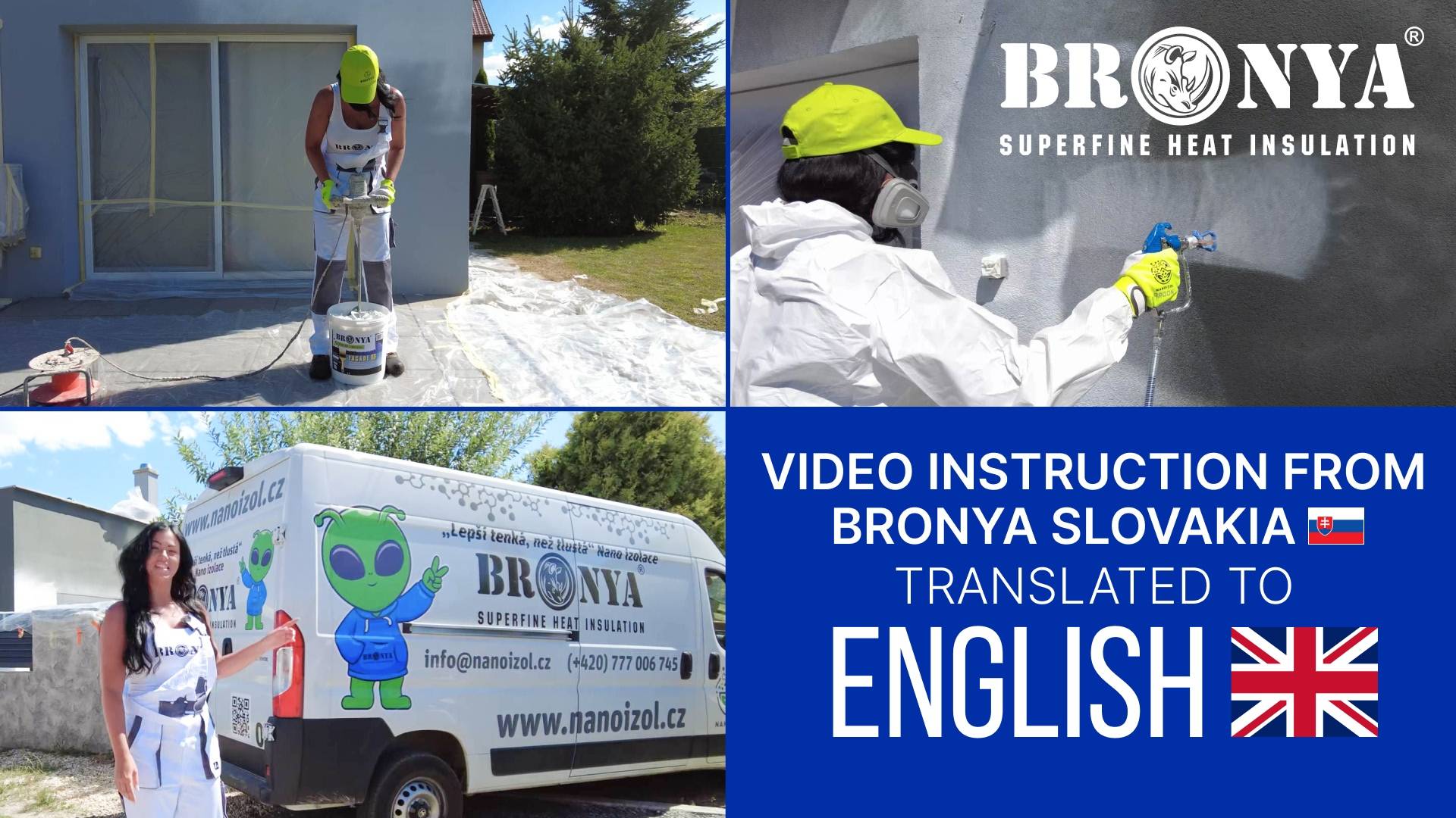 Video instruction "How to apply Bronya nano thermal insulation to a house"
