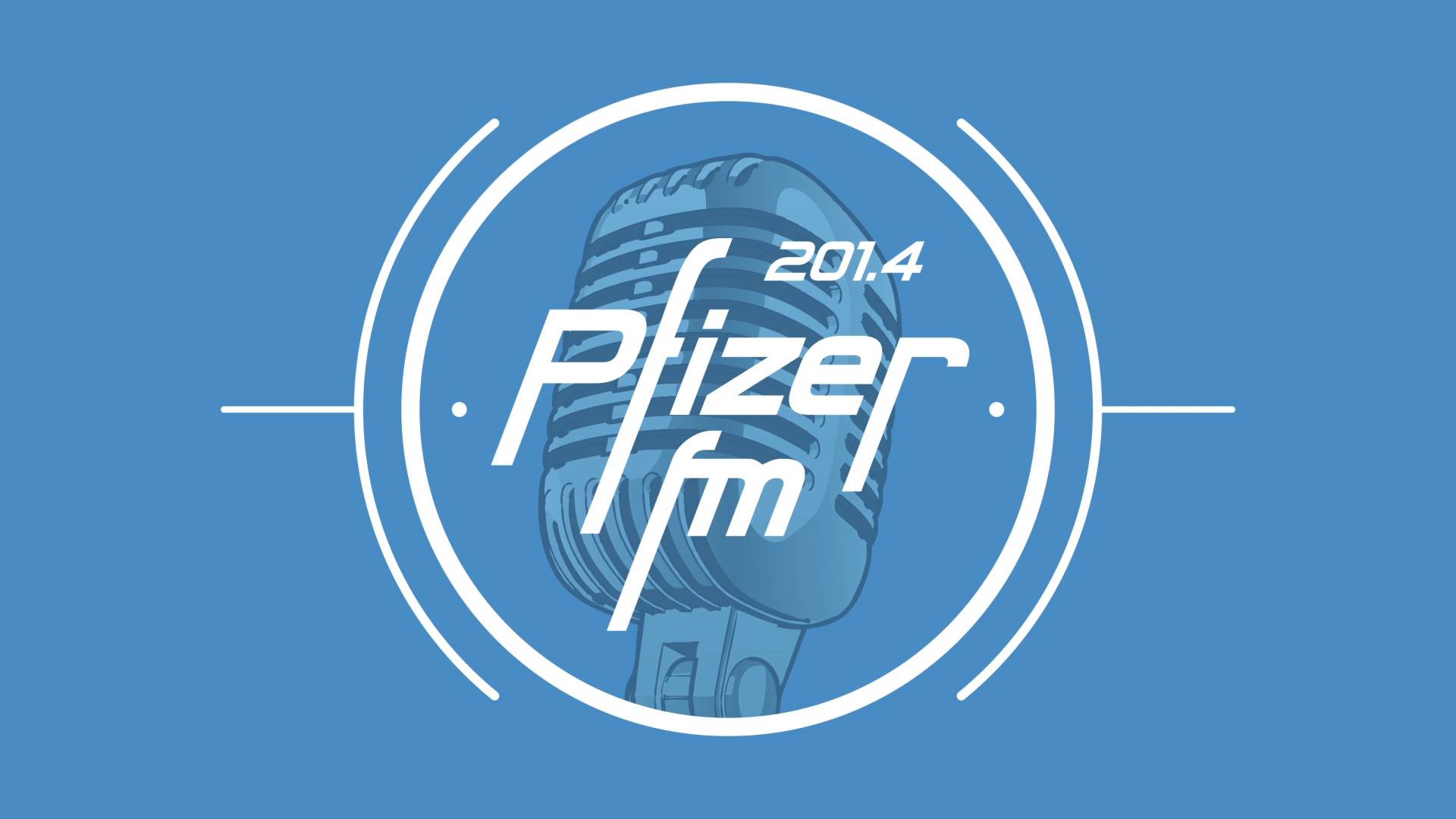 Создание заставки для корпоративного мероприятия компании PFIZER