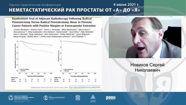 Лекция: «Лучевая терапия при раке простаты. Что нужно знать урологу?»