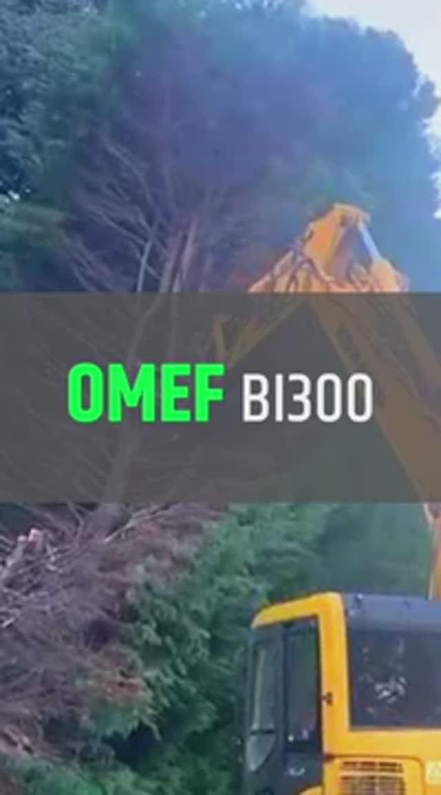 🟢 BI300 Лесные валочные ножницы @OMEFGROUP на экскаваторе Komatsu PC138US Hedge removal