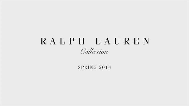 Показ коллекции Ralph Lauren весна-лето 2014