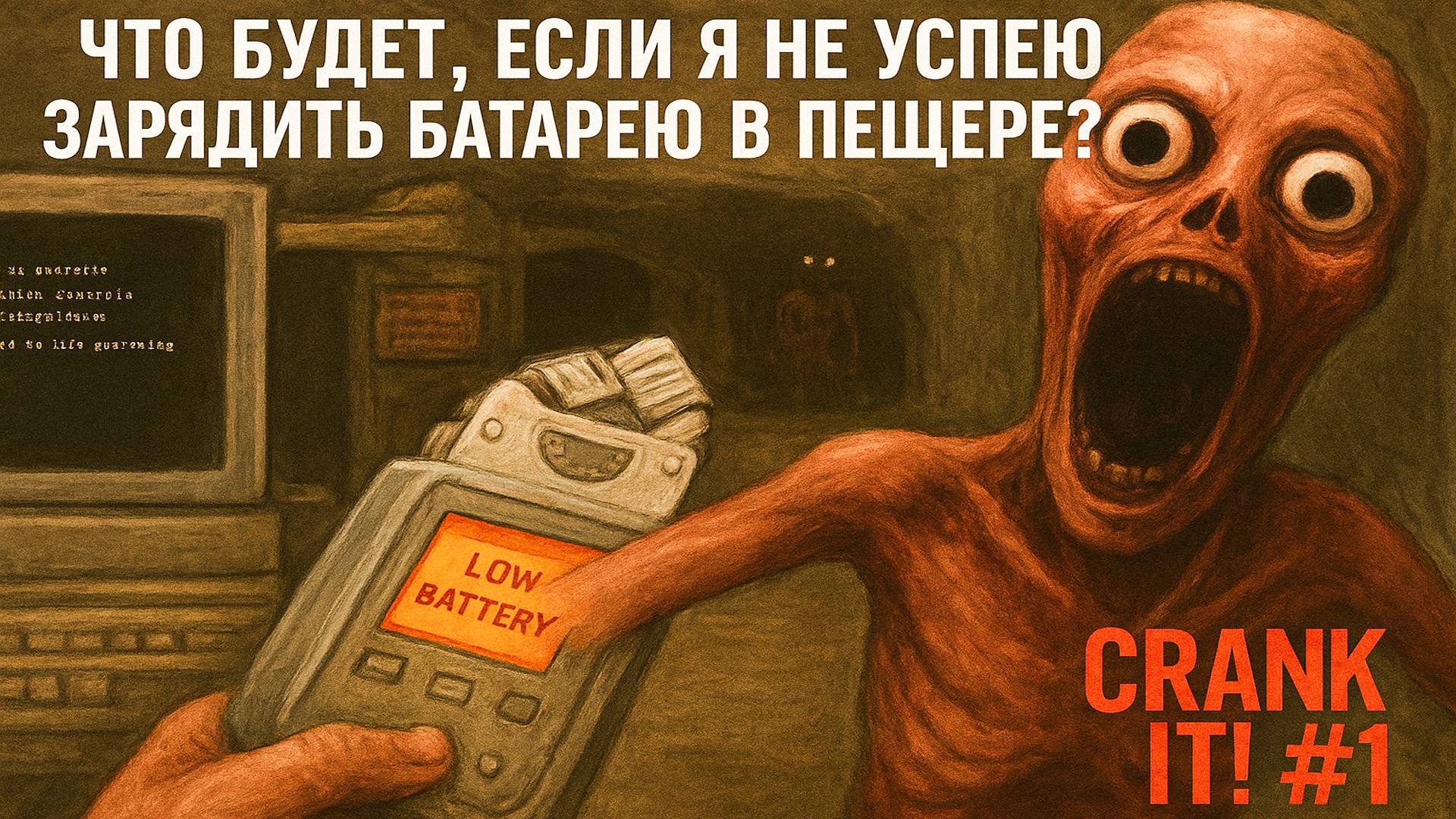 Что будет, если я не успею ЗАРЯДИТЬ БАТАРЕЮ в ПЕЩЕРЕ?| Crank It! #1