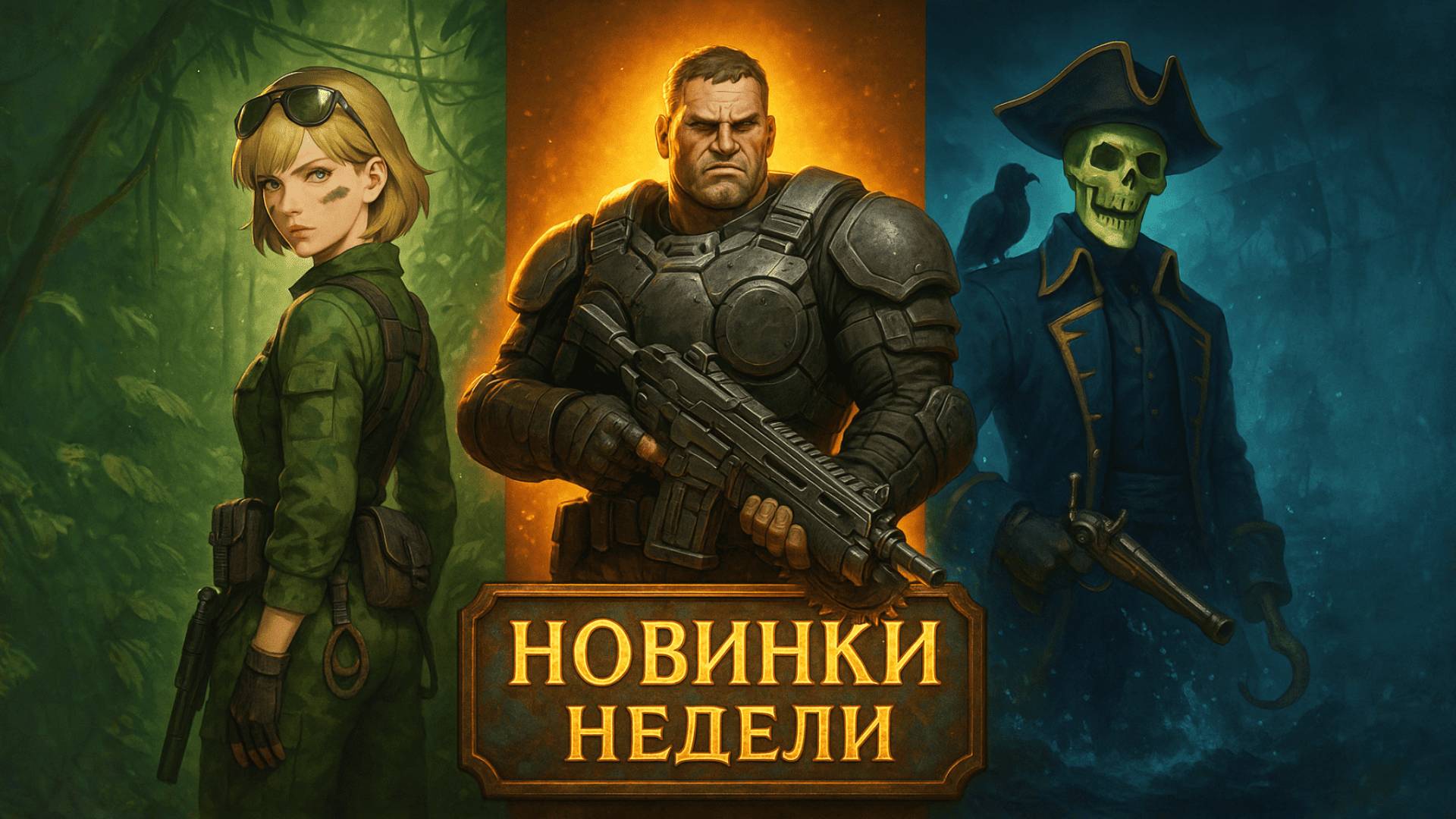 10 НОВЫХ ИГР недели: MGS без Кодзимы / Пиратский Doom / Gears на PS5