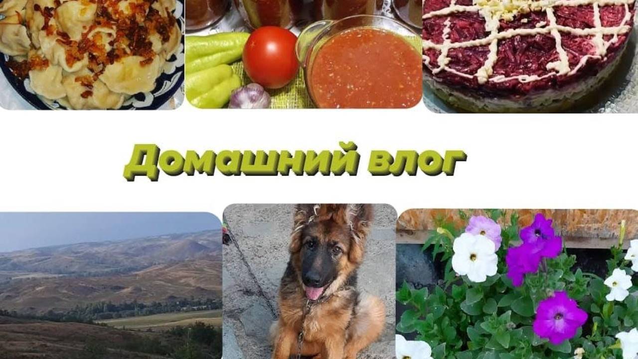 Влог Целыми днями какие то заготовки на зиму