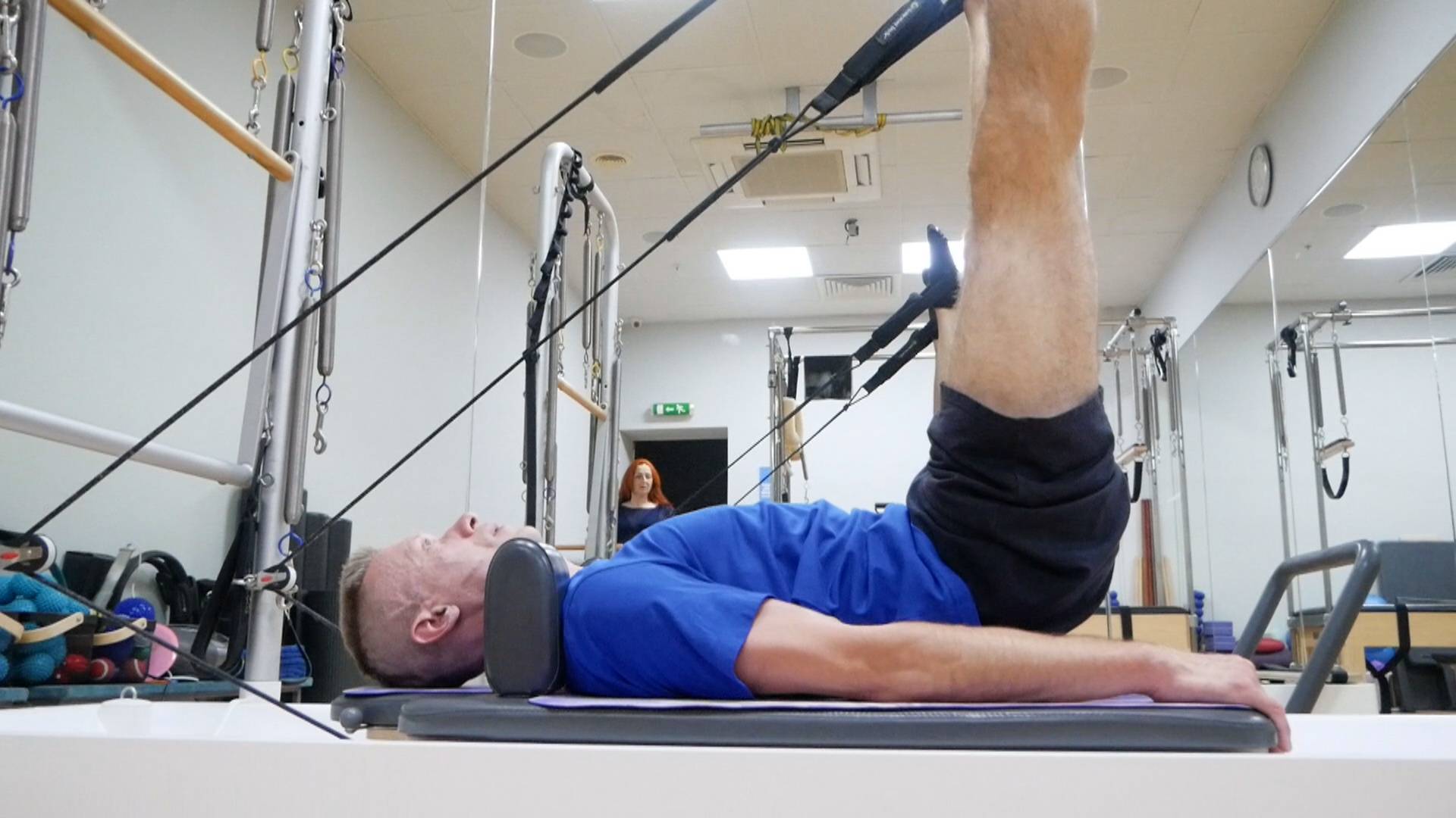 Гранд-тренер студии пилатеса Сергей Зверев. Фитнес-клуб "Wellness Park".