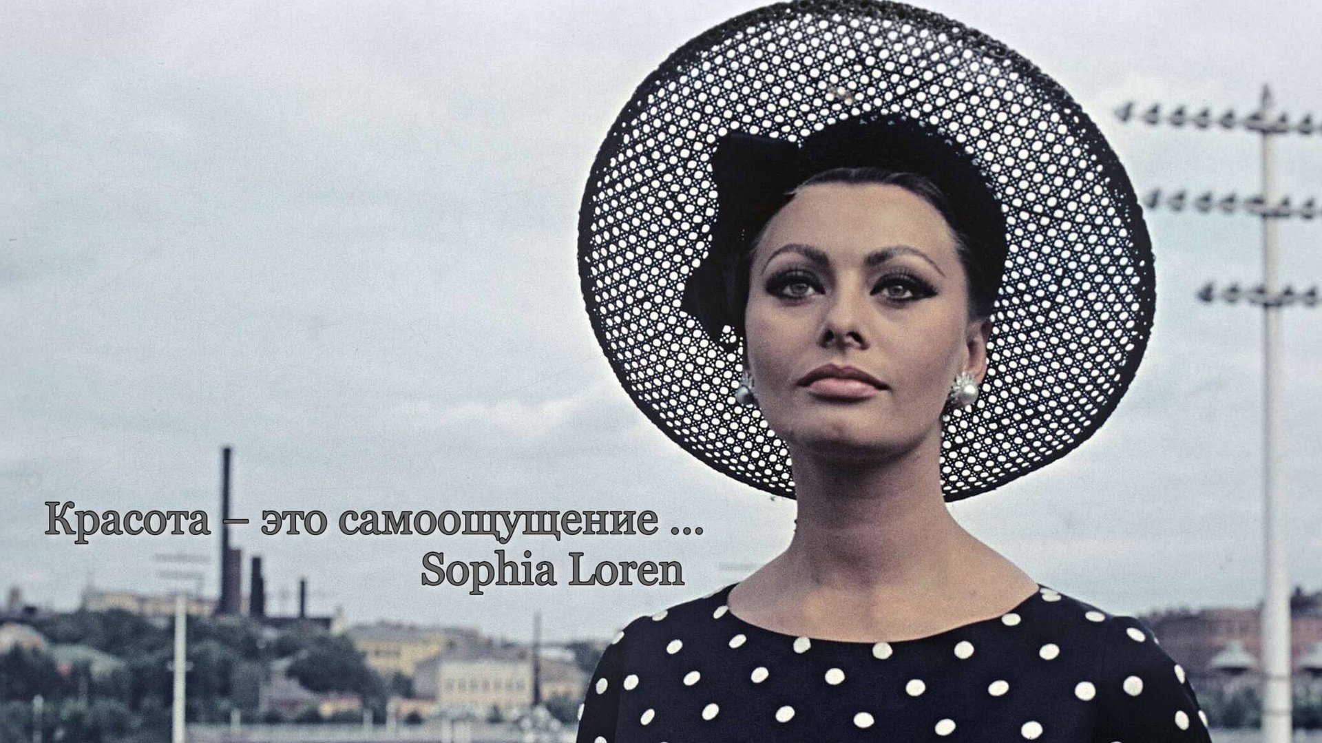 Красота – это самоощущение ...  Sophia Loren*