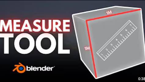 Learn the Measure Tool in Blender!