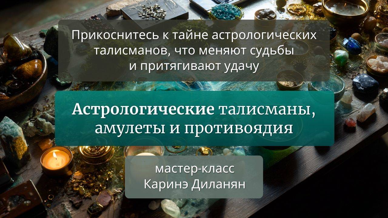 Как создавались талисманы в древности планеты, звёзды, ритуалы. Лектор-Каринэ Диланян.