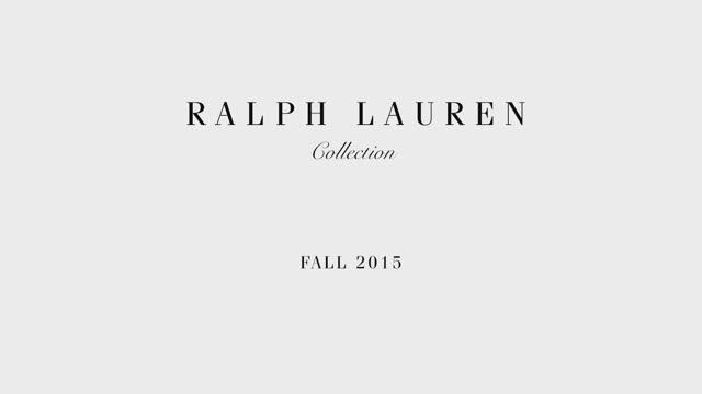 Показ коллекции Ralph Lauren осень-зима 2015