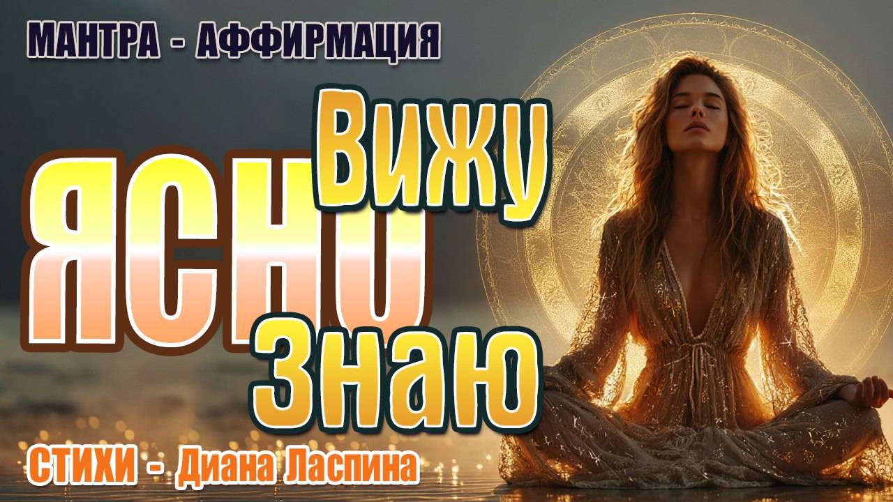Ясно Вижу Ясно Знаю | Мантра-Аффирмация на Раскрытие Способностей | Пой Свою Реальность