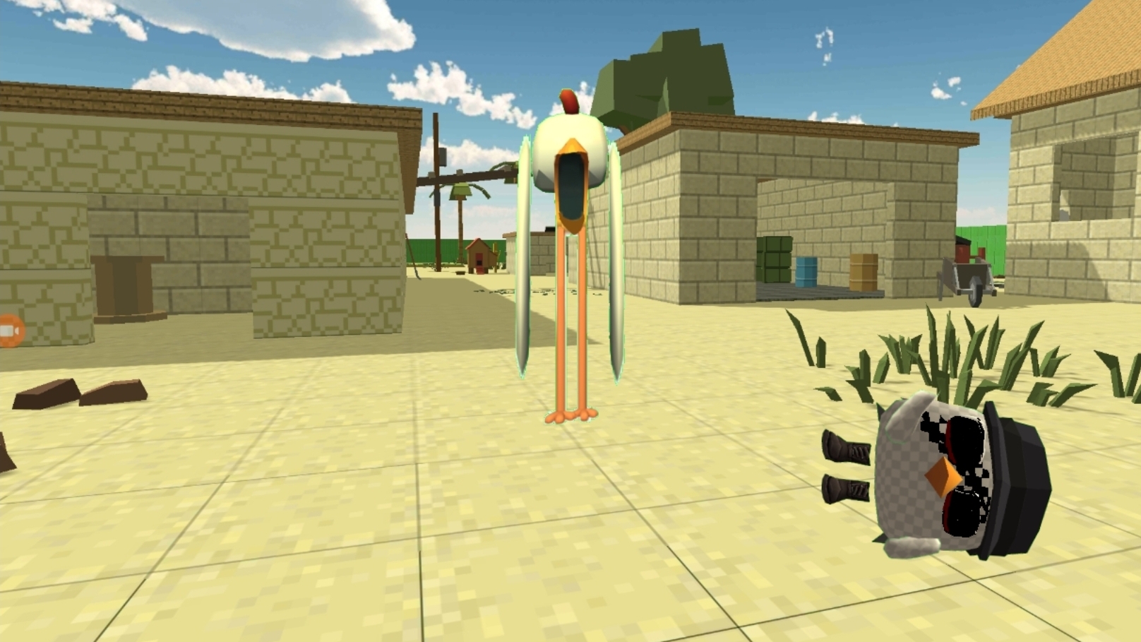 ДЛИННОНОГИЙ В ЧИКЕН ГАНЕ