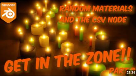 See How I Scattered These Candles with a CSV file