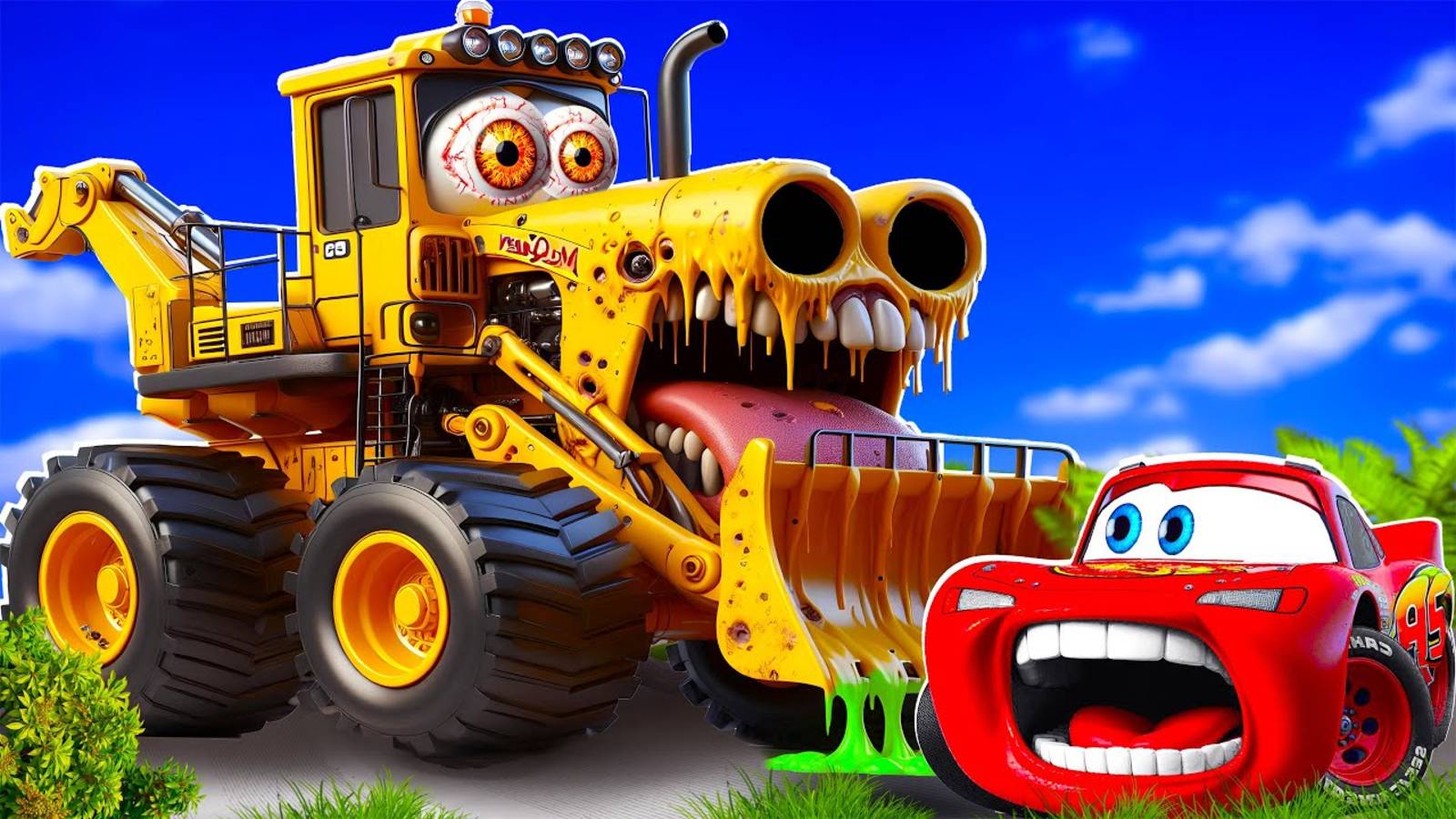 КРУТЫЕ МАШИНКИ МОЛНИЯ МАКВИН🤖🤪 И СУПЕР ГЕРОИ, ДРУЖНАЯ КОМАНД В ПОИСКАХ ПРИКЛЮЧЕНИЙ🧟