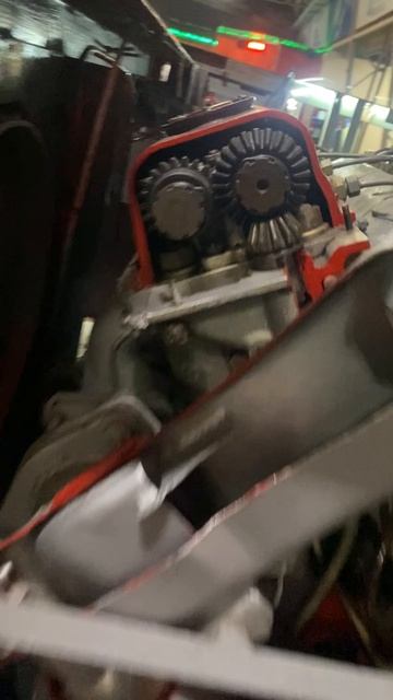 Модель танка в разрезе.