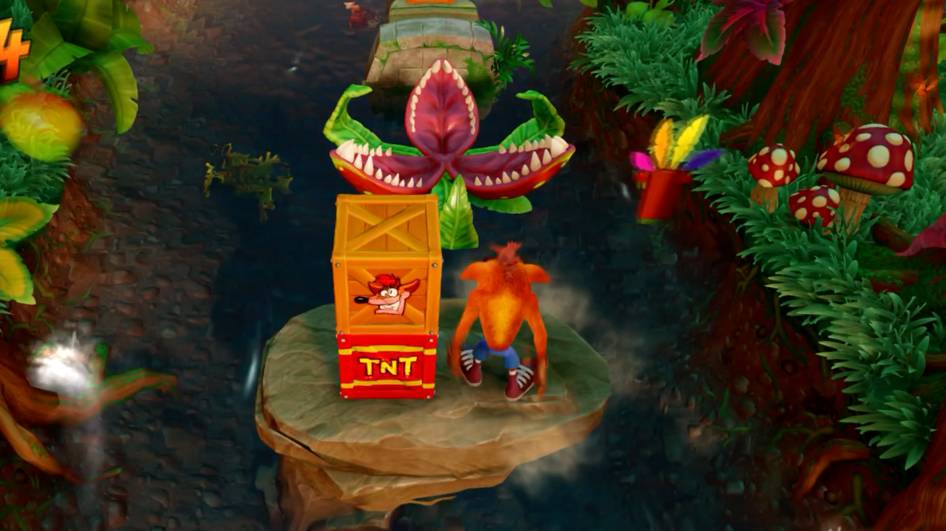 Прохождение видеоигры Crash Bandicoot. 5 этап весёлого детского мультика Против течения