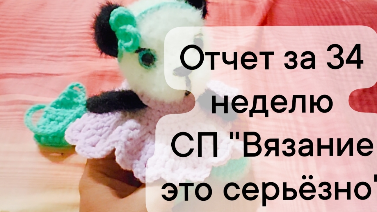 отчет за 34 неделю СП "Вязание это серьёзно"