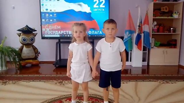 Миша, день российского флага