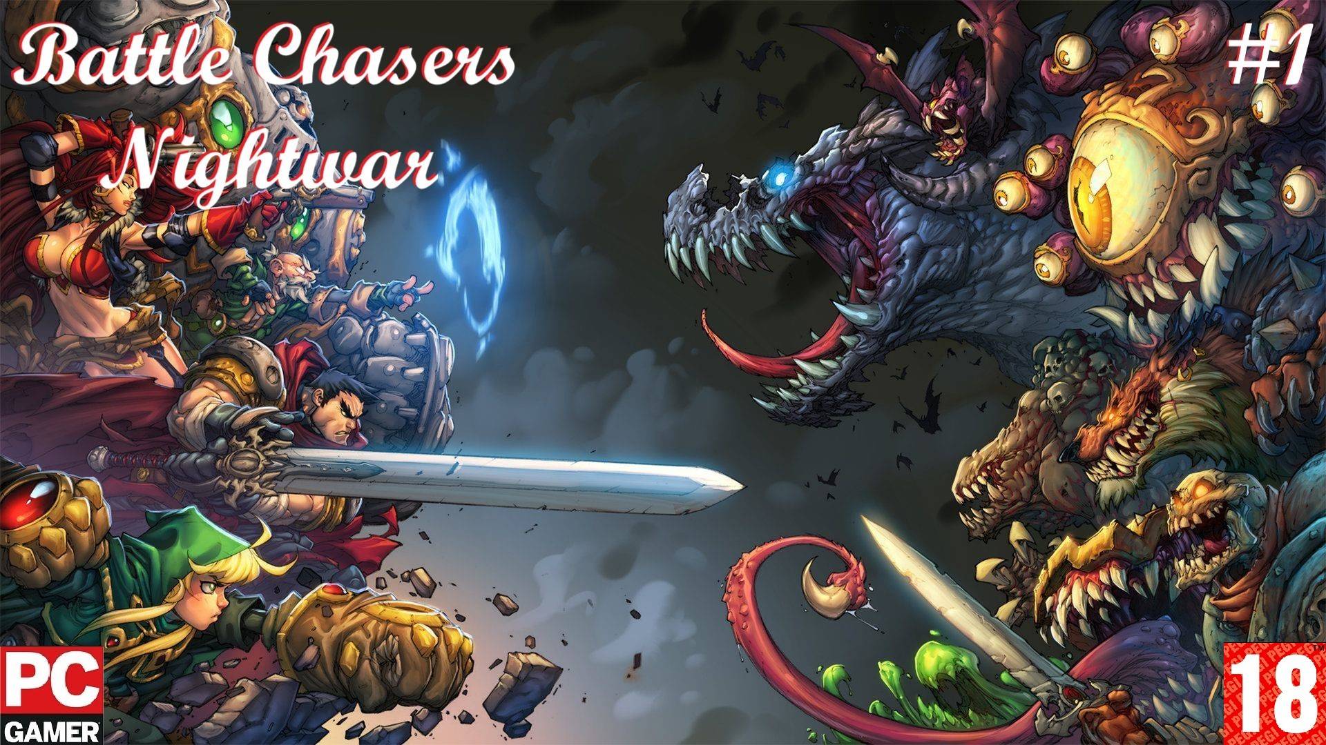 Battle Chasers Nightwar (2017) (PC) - Прохождение #7. (без комментариев) на Русском.