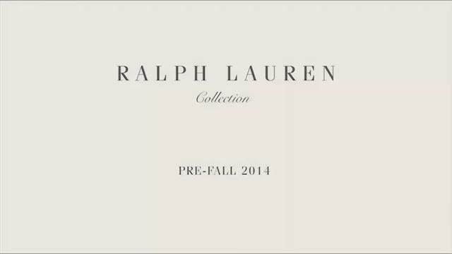 Показ коллекции Ralph Lauren Pre-Fall 2014