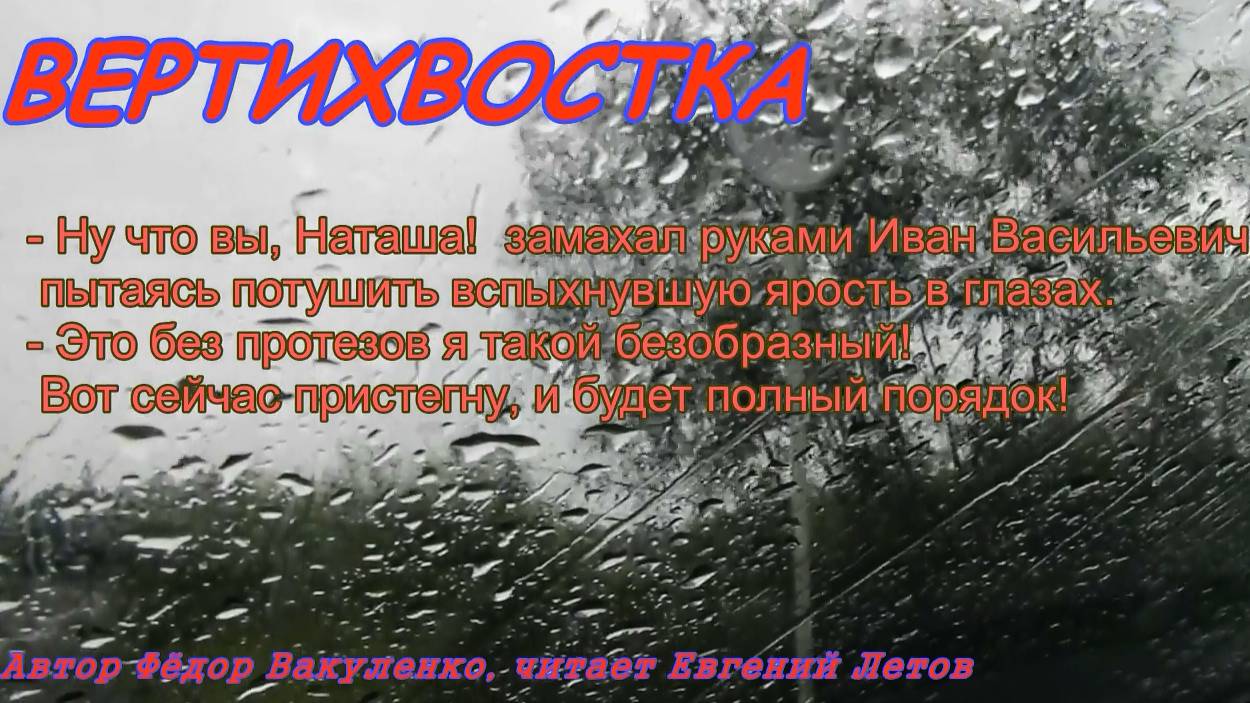 ВЕРТИХВОСТКА  Невыдуманная история на разрыв души