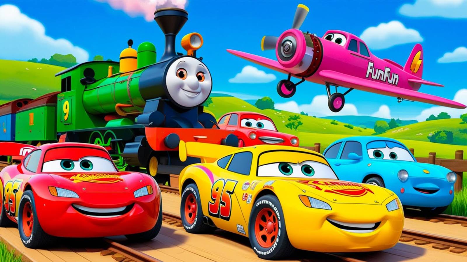 МАШИНКИ СУПЕРГЕРОИ МОЛНИЯ МАКВИН👍👍👍 И ЕГО КОМАНДА В ПОИСКАХ НОВЫХ ПРИКЛЮЧЕНИЙ