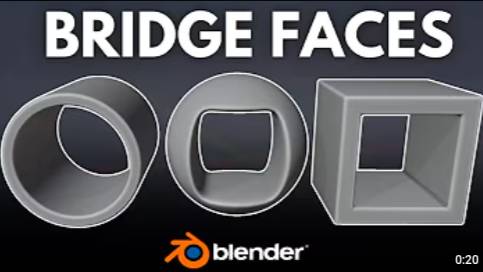 Easily Bridge Faces in Blender!