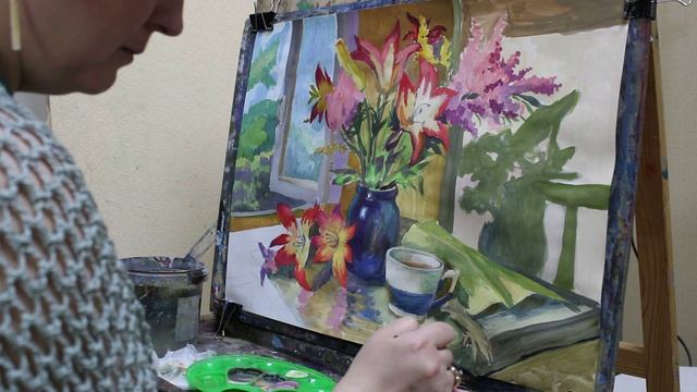 БЕЗ СЛОВ: ЛИЛИИ | ЗАВЕРШЕНИЕ РАБОТЫ | Пишем окружение | ЭТЮДЫ 2025