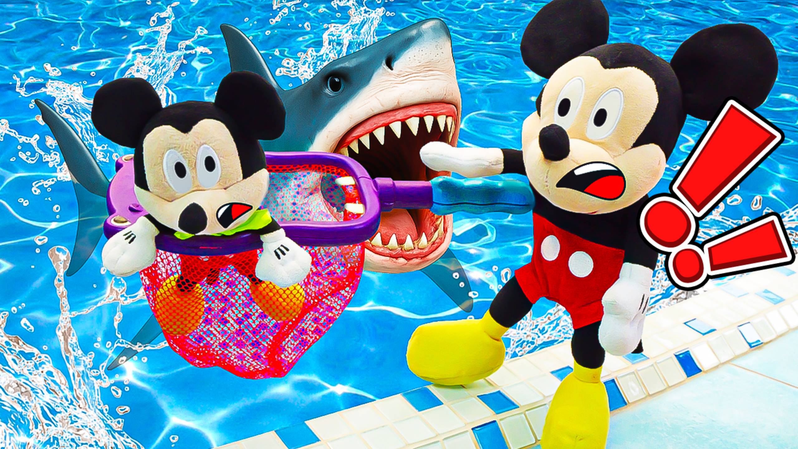 Акула НАПАЛА на Патрика из-за КОНФЕТ!  Микки Маус поможет!
