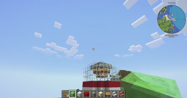 Как построить маяк в майнкрафте