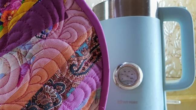 Место пиццы на кухне! Нескучный пэчворк